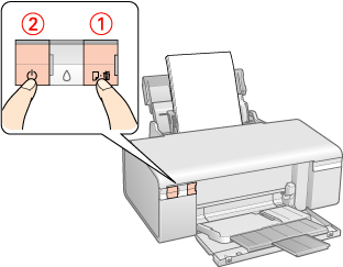 De spuitkanaaltjes in de printkop controleren